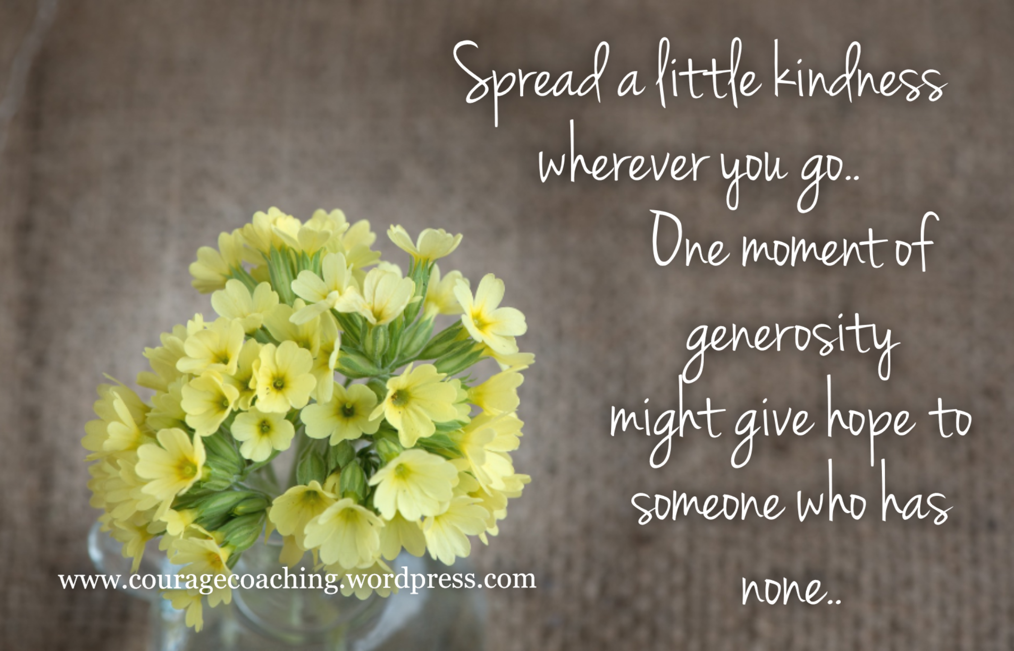 Spread a little kindness